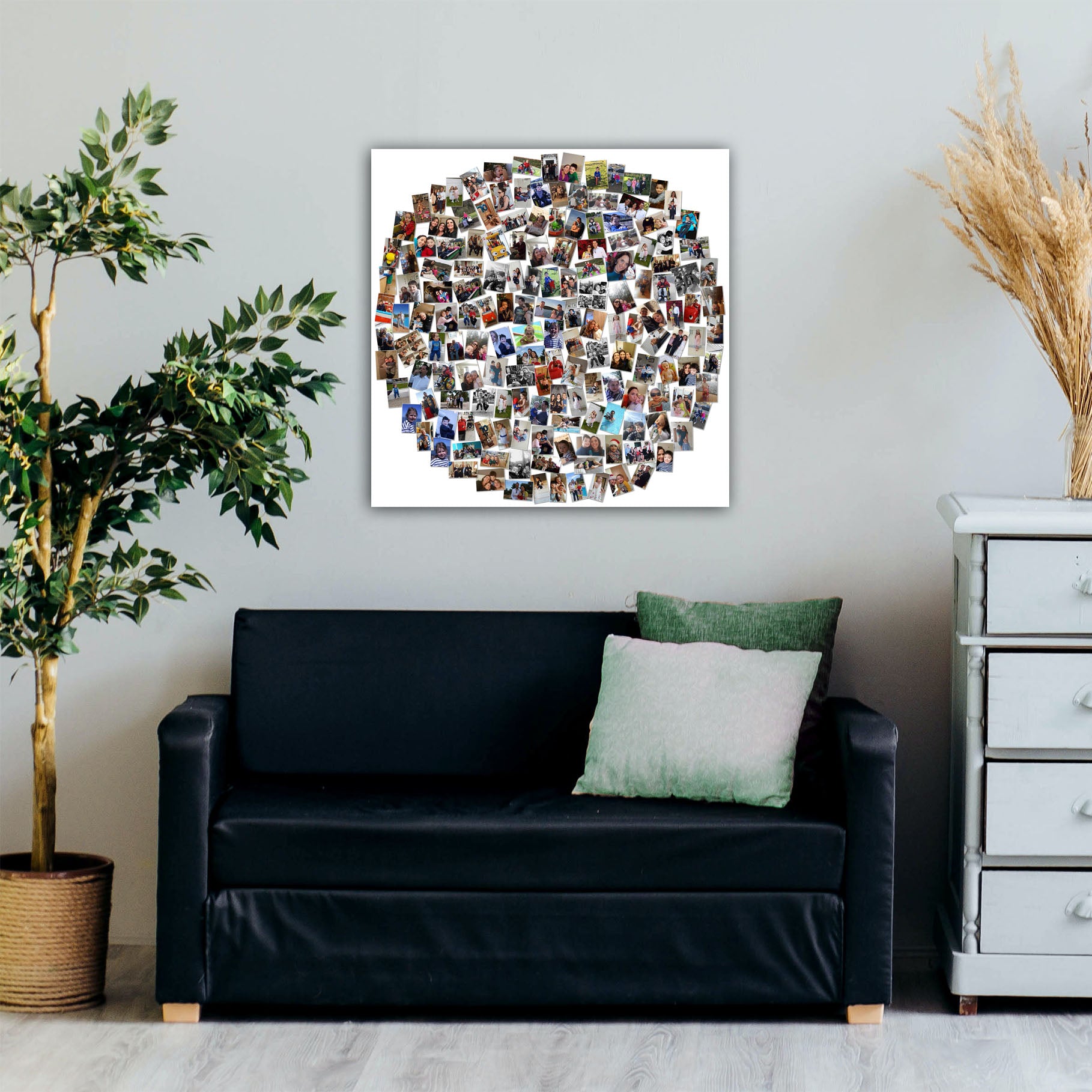 Photo Canvas - Circle Collage | Black Sheep Design