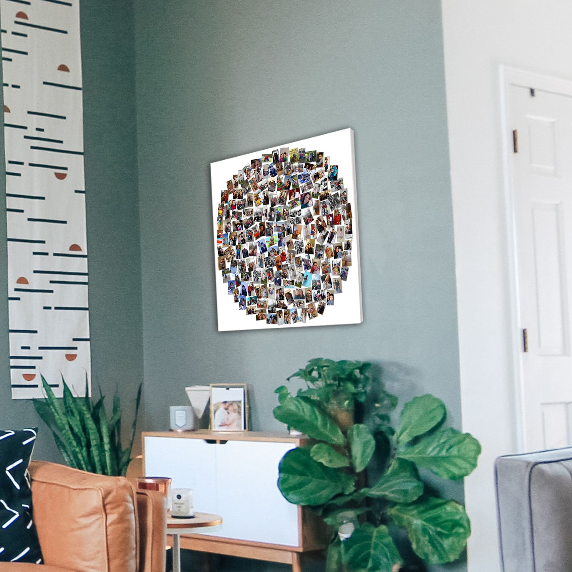 Photo Canvas - Circle Collage | Black Sheep Design